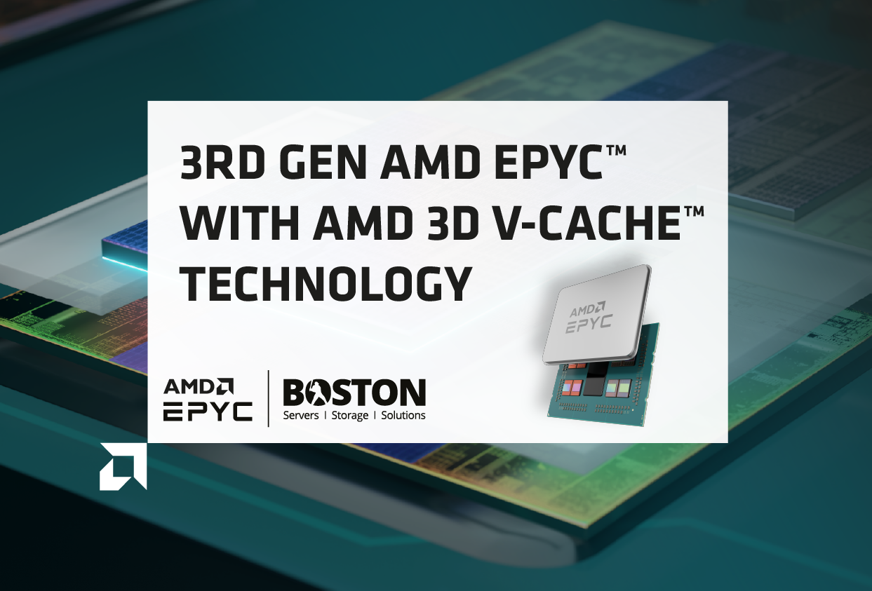 AMD EPYC™ 7003 Series Processors with AMD 3D V-Cache™ Technology